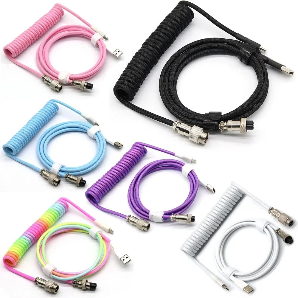 Mechanical-Keyboard-Cable-Type-C-to-USB-A-Braided-Keyboard-Wire-Desktop ...