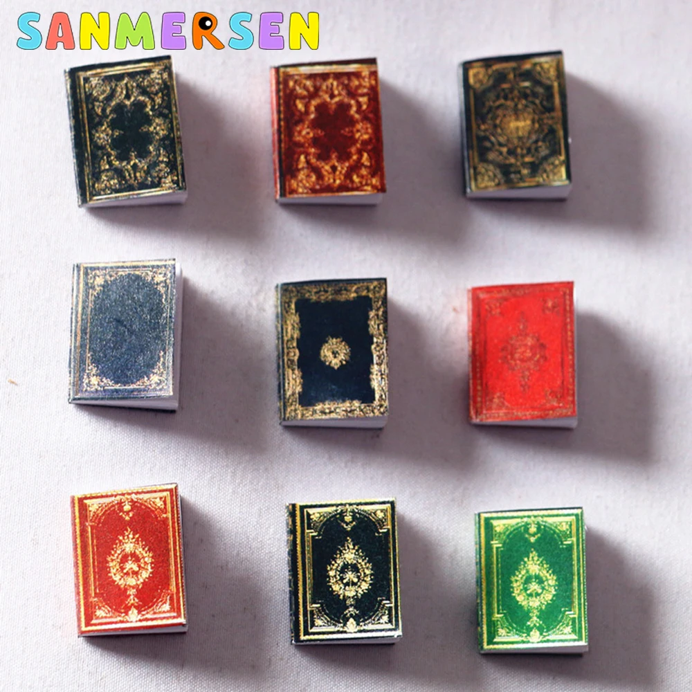 Dollhouse-1-12-Scale-3Pcs-Miniatures-Books-Model-Retro-Vintage-Mini ...