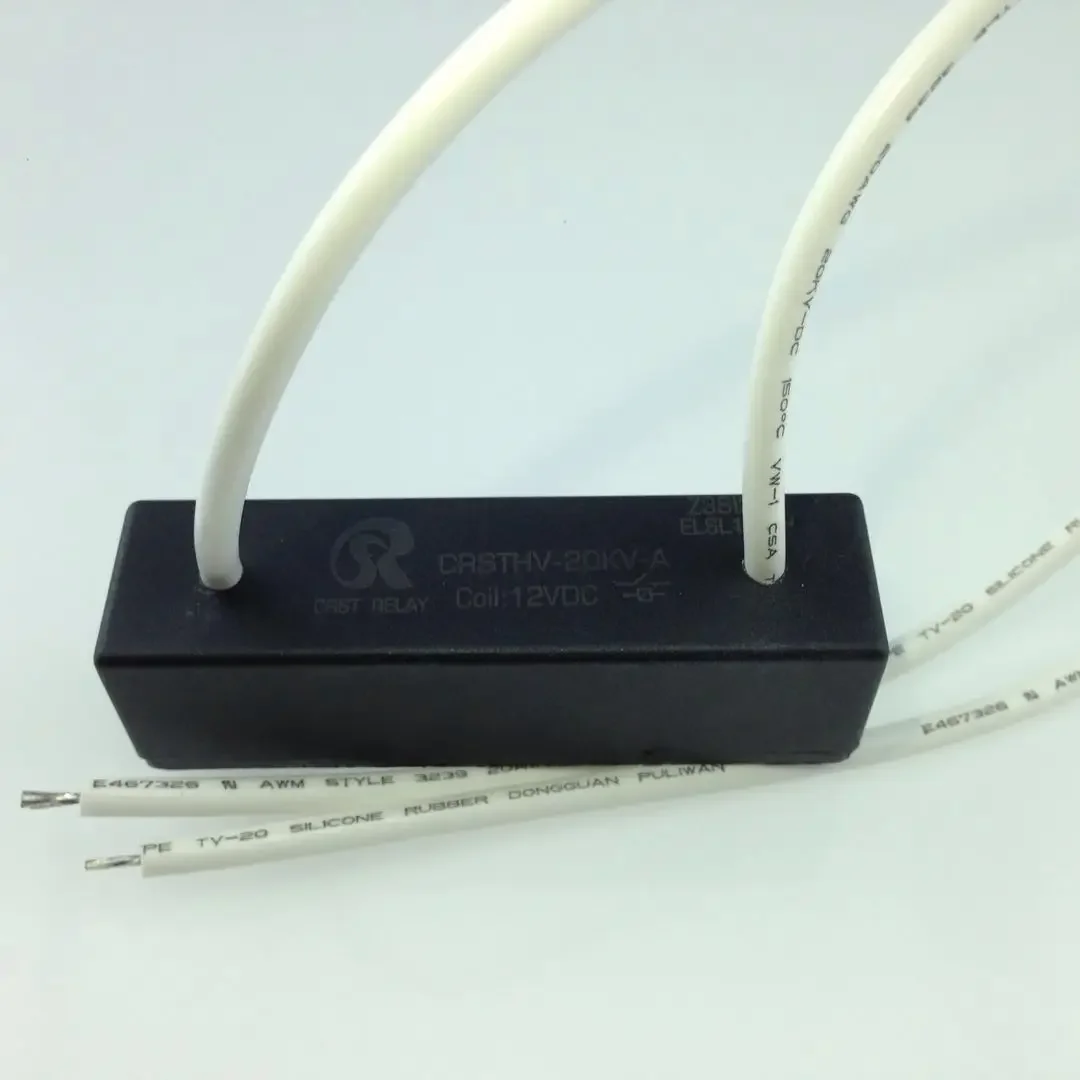 CRSTHV-20KV-A (NO) 12VDC High Voltage Dry Spring Relay (with Lead 30CM ...
