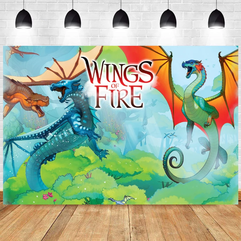 Backdrop-Wings-of-Fire-Happy-Birthday-Kids-Boys-Party-Supplies-Dragon ...