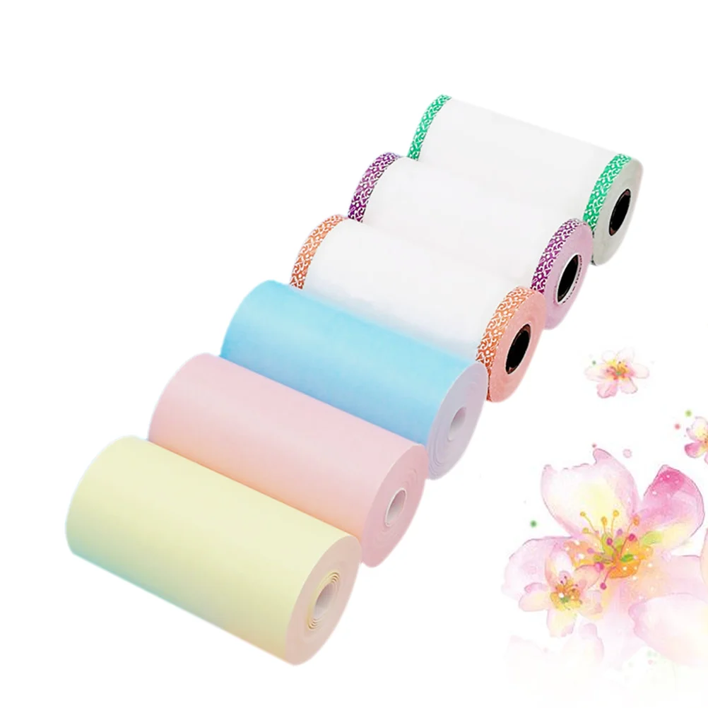 6-Pcs-Mini-Color-Printer-Thermal-Printers-Copy-Paper-Colorful-Themal ...