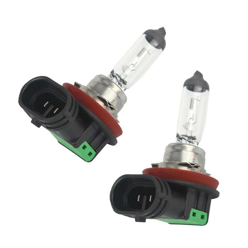 2 Pcs H11 Halogen 55w Replacement Halogen Bulbs Amber Auto Low-beam ...