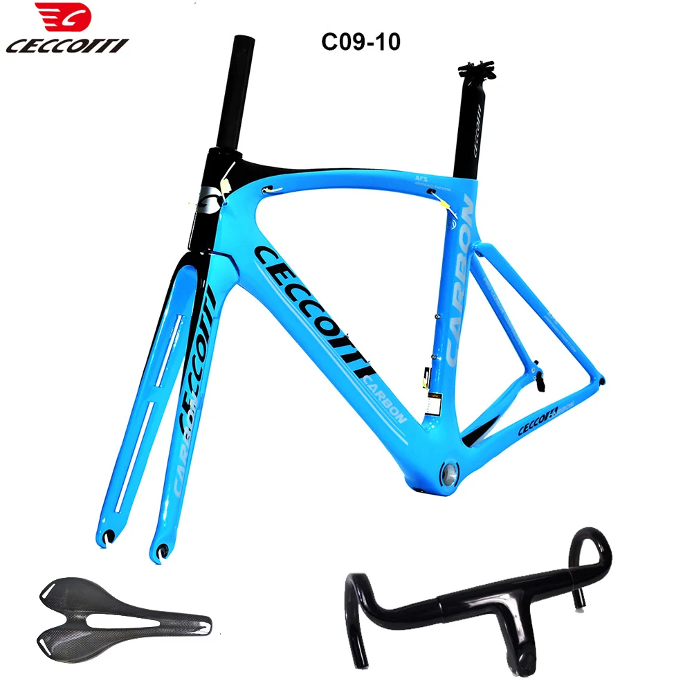 CECCOTTI RF09 model Full Carbon Road Bike Frame Fit 700C*28mm Tires V ...