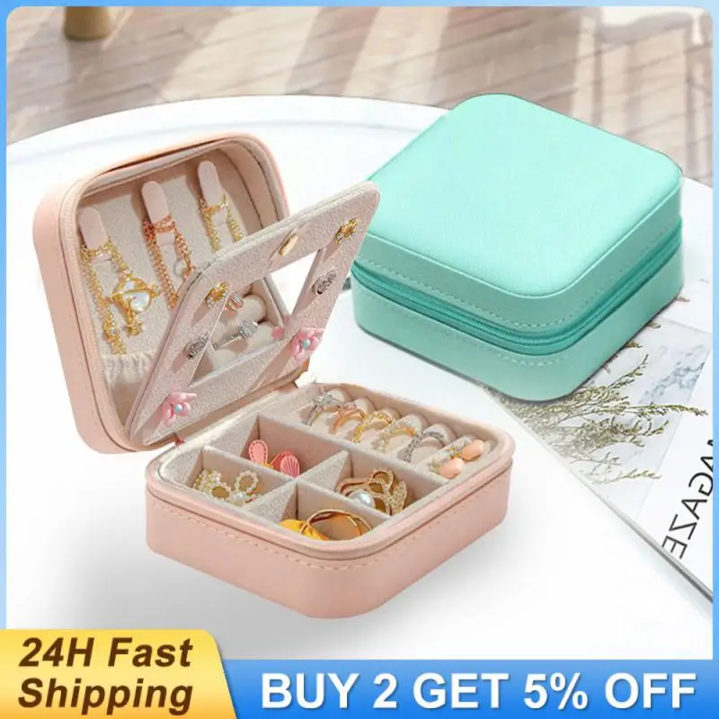 Mini-Portable-Jewelry-Box-Jewelry-Organizer-Display-Travel-Jewelry ...