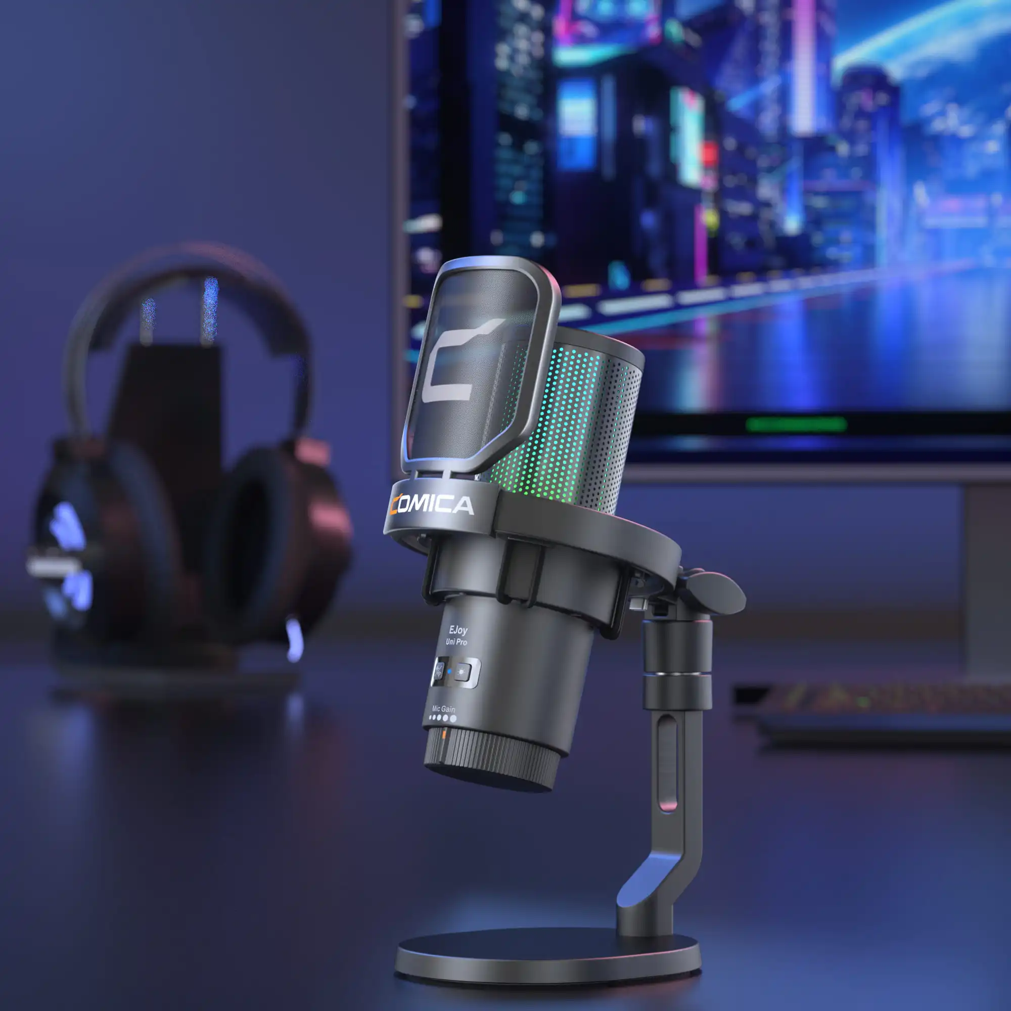 COMICA-UNI-PRO-Wireless-USB-Gaming-Microphone-for-PC-Laptop-Smartphone ...