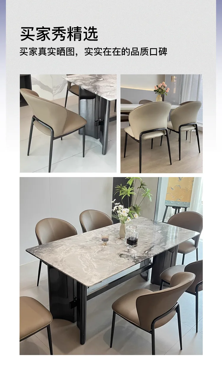 Легкий обеденный стул, простой домашний стул для ресторана, итальянский ...