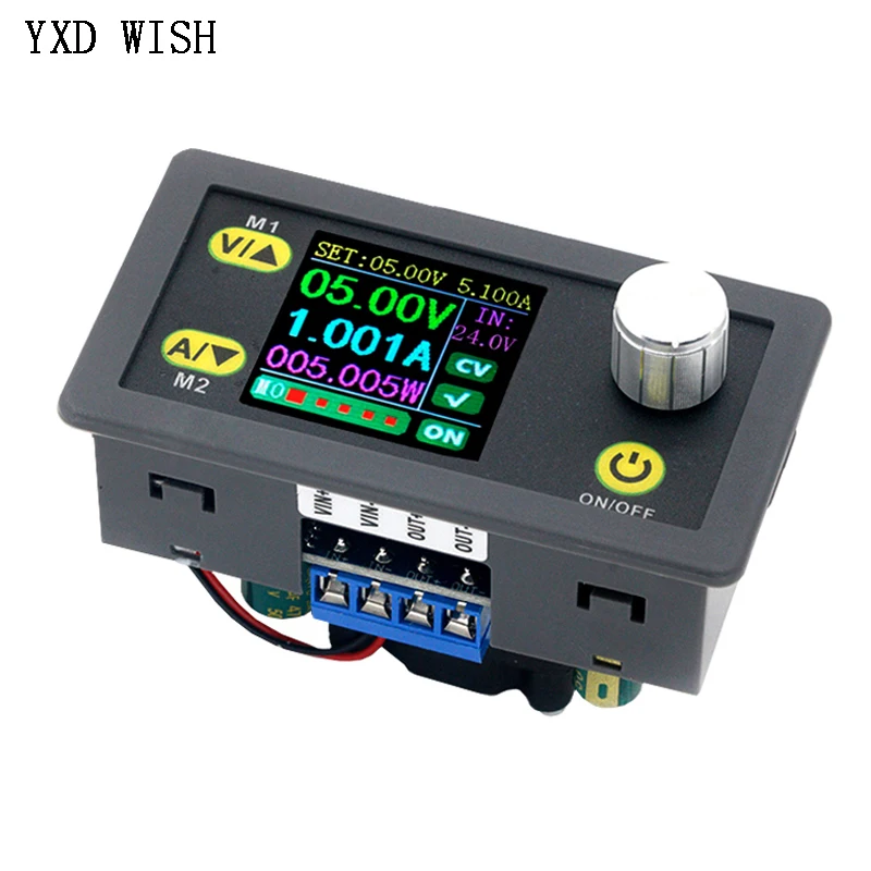 WZ3605E DC 벅 부스트 컨버터 CC CV 36V 5A 전력 모듈, 조정 가능 실험실 전력 공급 장치 전압계 전류계 ...