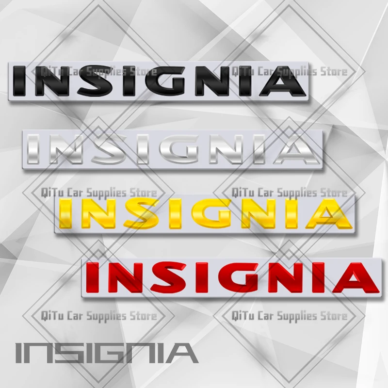 Zinc-Alloy-INSIGNIA-Badge-Car-Body-Trunk-Fender-Adhensive-Emblem-3D ...