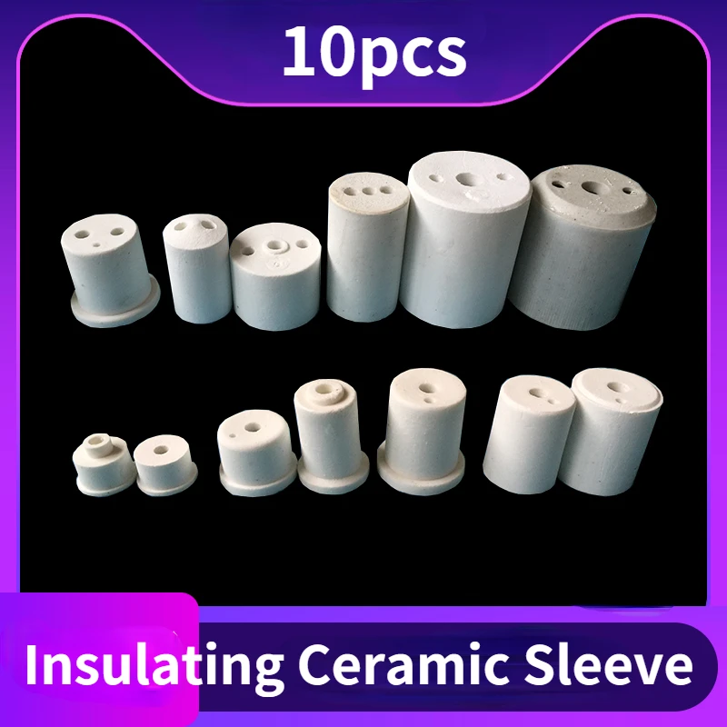 10pcs-Quartz-heating-tube-Ceramic-sleeve-High-temperature-insulating ...