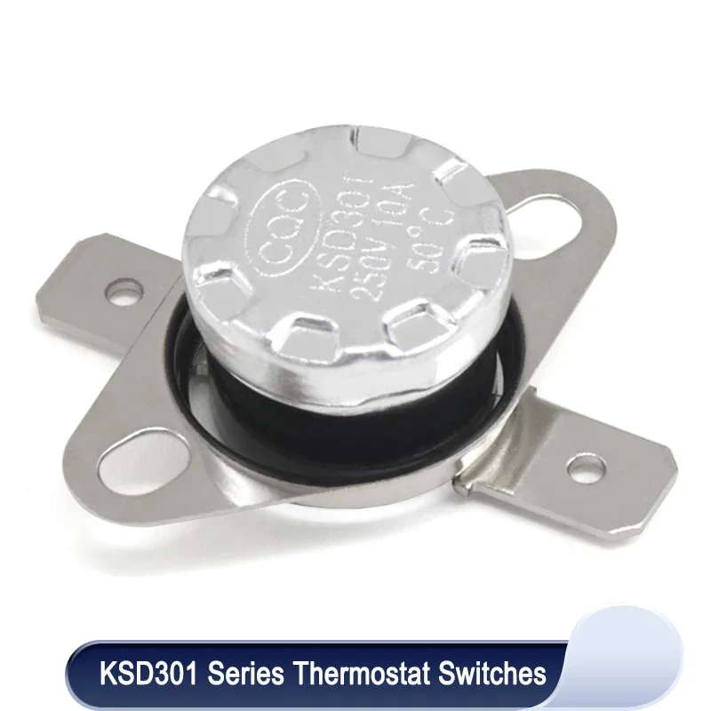 2-50pcs-KSD301-Switch-Normally-Open-Close-10A-250V-40-135-Degree ...