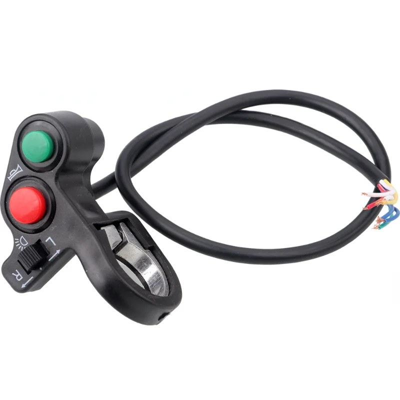 7/8" 22mm Motorcycle Handlebar Switch Engine Electric Start Horn Light ...