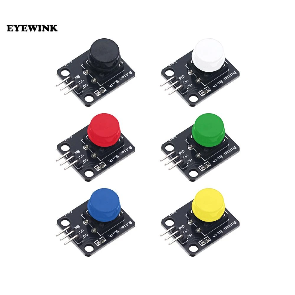 12X12MM Big key module Big button module Light touch switch module with hat High level output ...