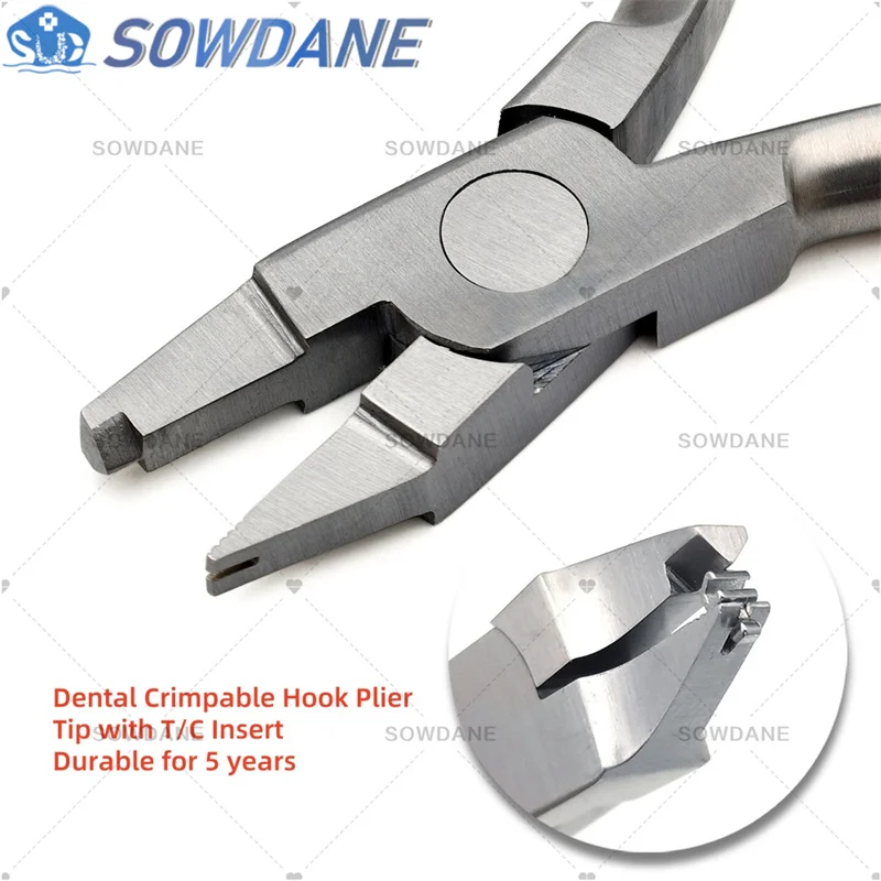 Dental Orthodontic Crimping Plier Crimpable Hook Pliers Hook Placing ...