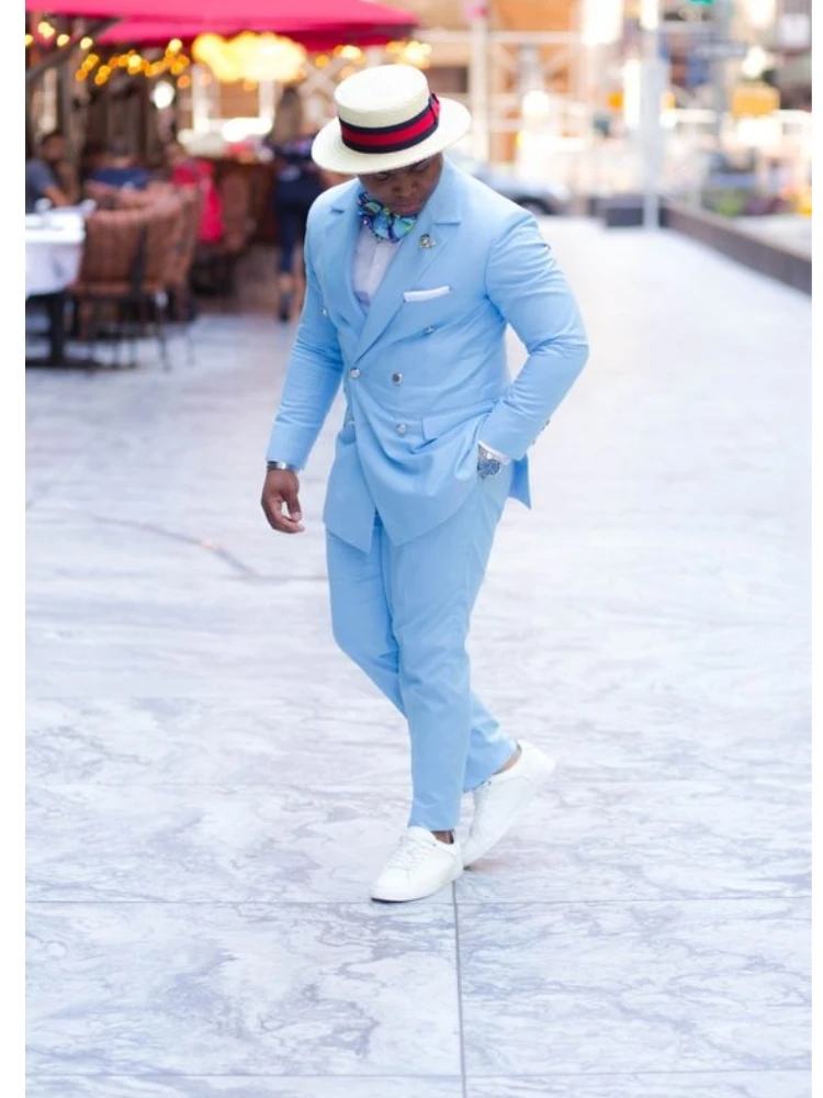 Tailor-Made-Baby-Blue-Men-Suits-Fashion-Double-Breasted-Men-s-Wedding ...
