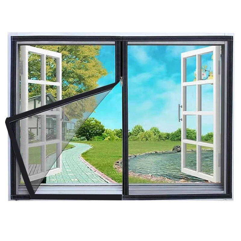 Self adhesive zipper mosquito net,anti mosquito net anti mosquito ...