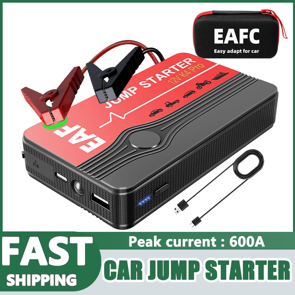 600A Portable Car Jump Starter Power Bank Car Boosters Charger 12V ...
