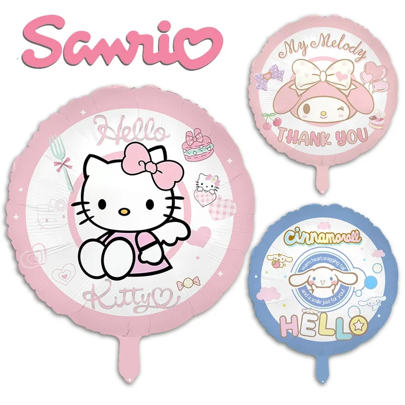 10PCS-Sanrio-Hello-Kitty-Foil-Balloon-18inch-Melody-Ballons-Cinnamoroll ...