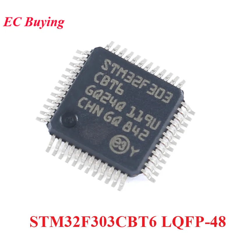 STM32F303CBT6-LQFP-48-STM32F303-STM32-F303CBT6-LQFP48-Cortex-M4-32-bit-Microcontroller-MCU-IC ...