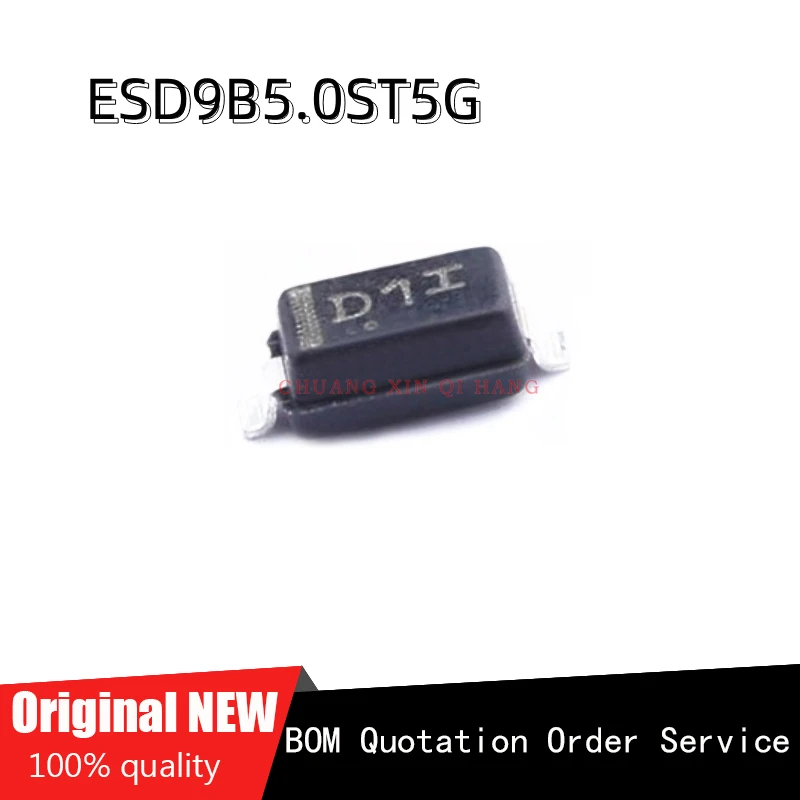 10Pcs ESD9B5.0ST5G Diode surface mount type SOD-923 New original ...