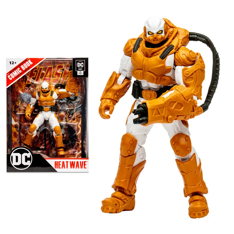 DC MULTIVERSE - MCFARLANE TOYS - DC Direct The Flash Comic Heat Wave ...