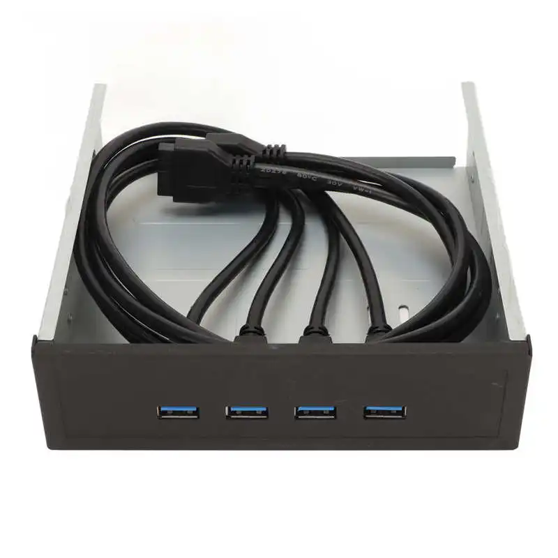 5.25in USB 3.0 Front Panel 4 Ports 5Gbps High Speed 19pin USB Front Panel Hub for PC Computer ...