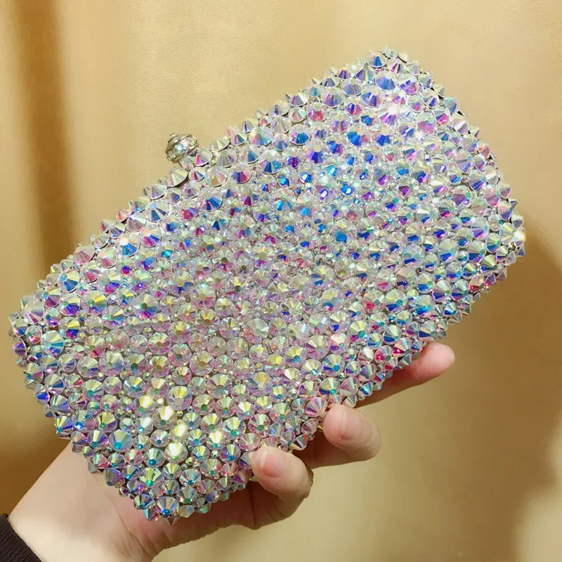 Lady-Fushia-Wedding-Gems-Evening-Purses-Women-Luxury-Hot-Pink-Crystal ...