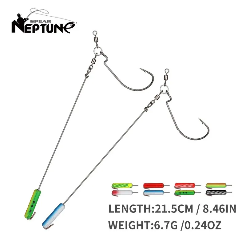 Fishing-Hooks-5Pcs-Punch-Shot-Rig-Kit-Metal-Jig-Crank-Hook-Attached ...