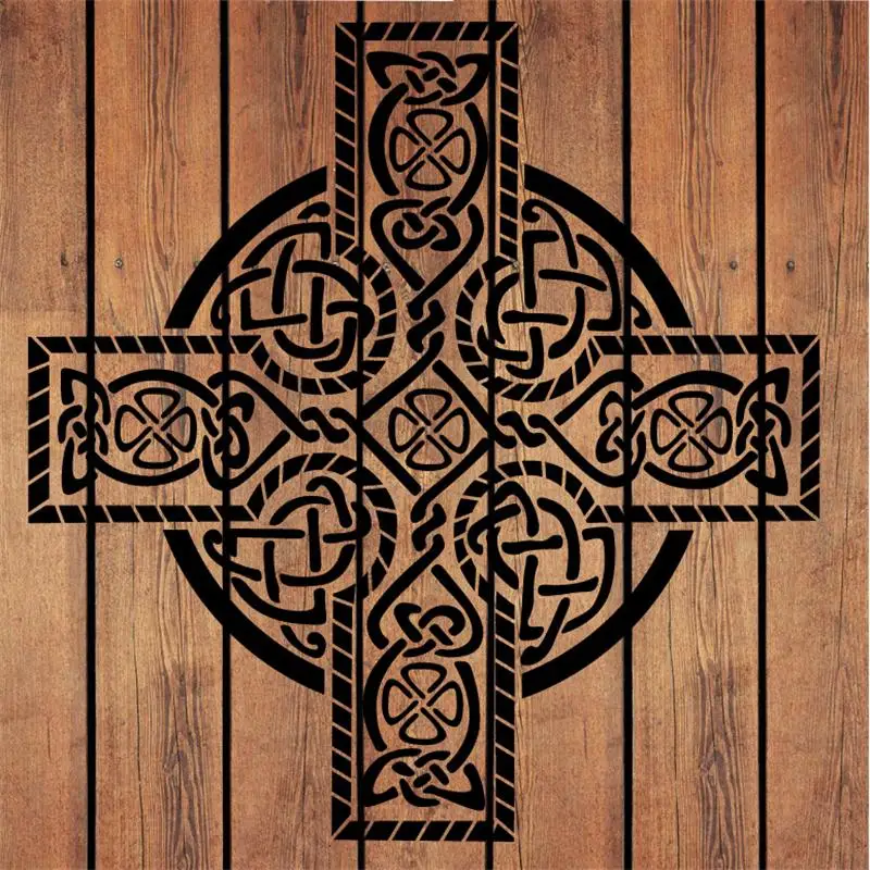 Wood Cross Stencils