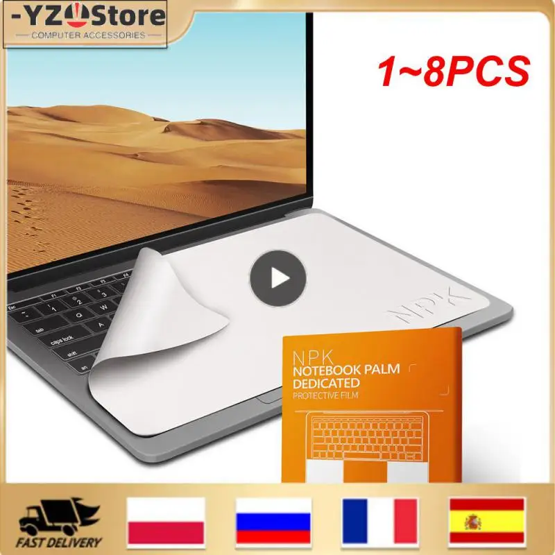 1-8PCS-Laptop-Protective-Film-Microfiber-Dustproof-Palm-Keyboard ...