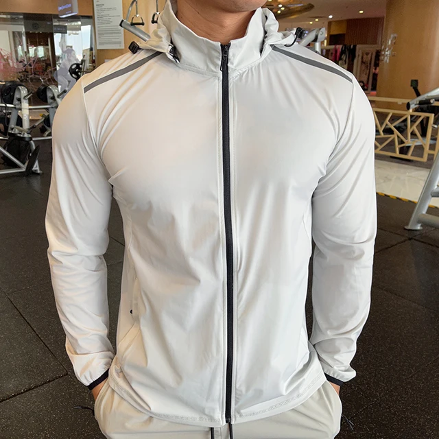 Spandex Comfy Men's Sports & Fitness Jacket - Men's Fitness Apparel ...