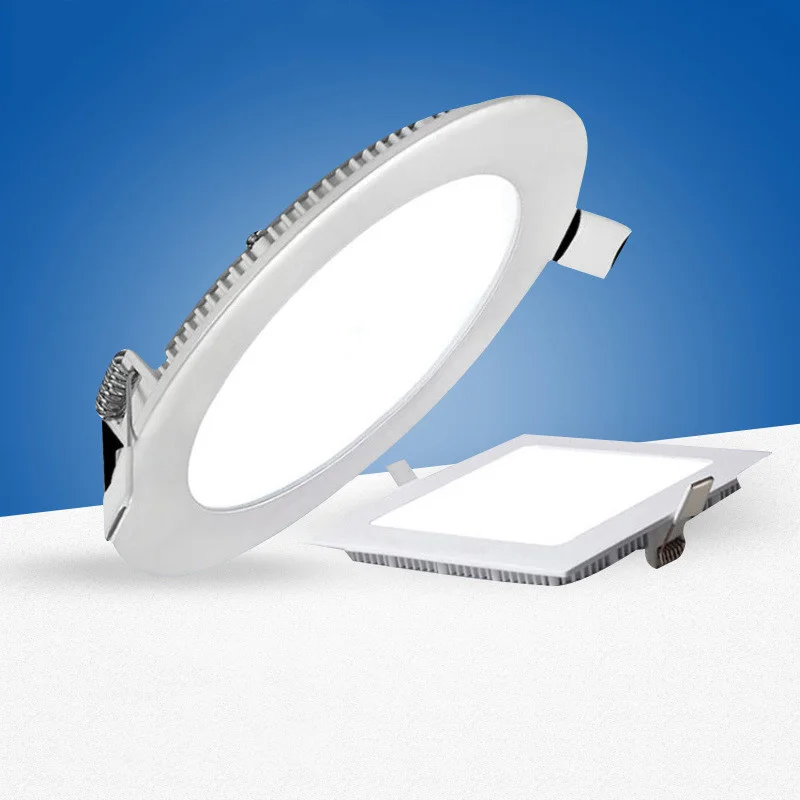 LED-Panel-Light-3W-6W-9W-12W-15W-18W-25W-Recessed-Energy-saving-Ceiling ...