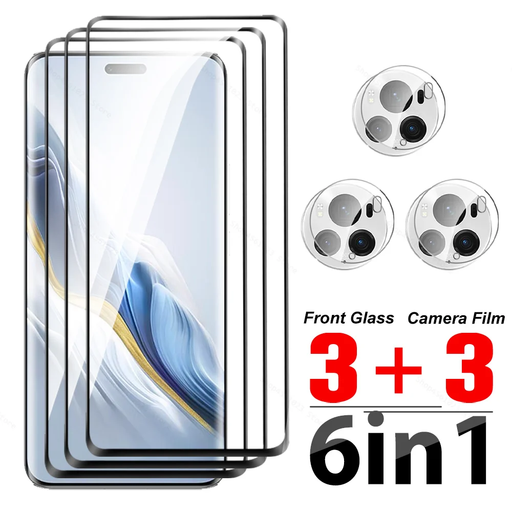 Magic6-Pro-Curved-Glass-6in1-For-Honor-Magic6Pro-Tempered-Glass-Case-On ...