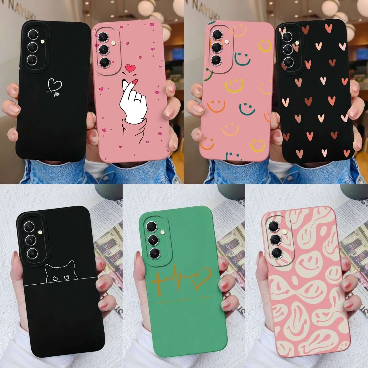 Funda Para Samsung A32 A33 A34 Carcasa Duradera De Silicona Suave