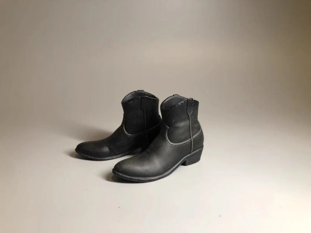 Zapatos-de-soldado-masculino-a-escala-1-6-botas-negras-modelo-para ...