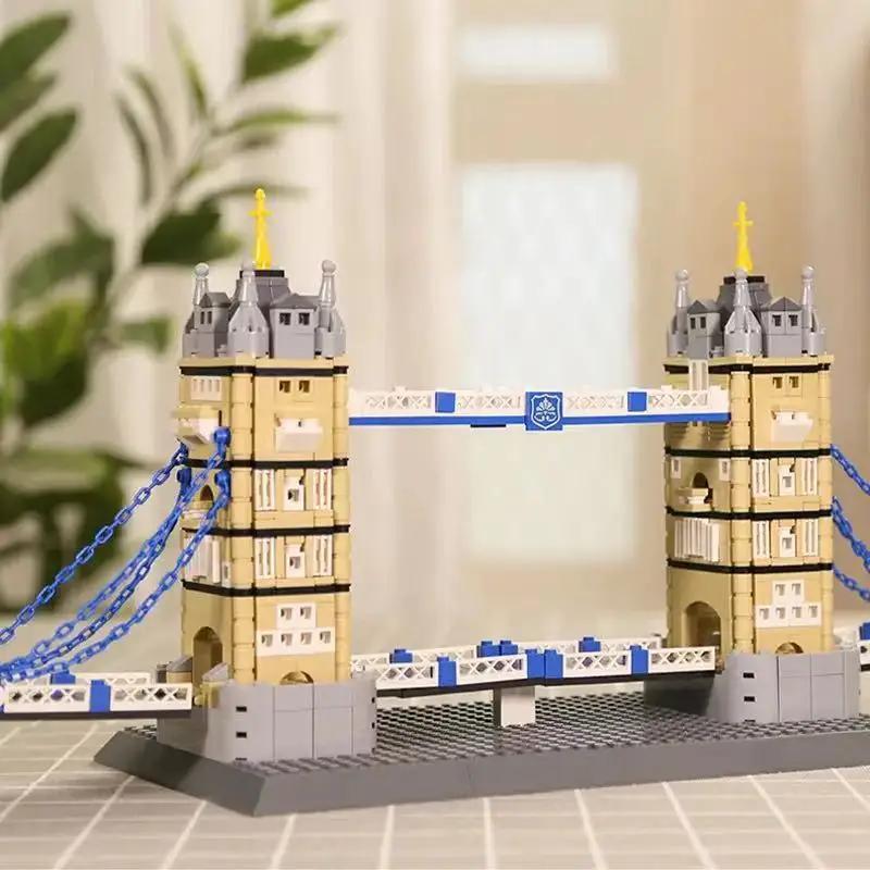Moc World Landmark Architecture Series Twin Tower Bridge Building ...