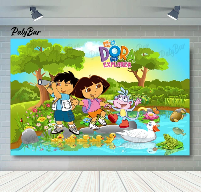PatyBar Dora Explorer Backdrop Kids Birthday Party, 51% OFF