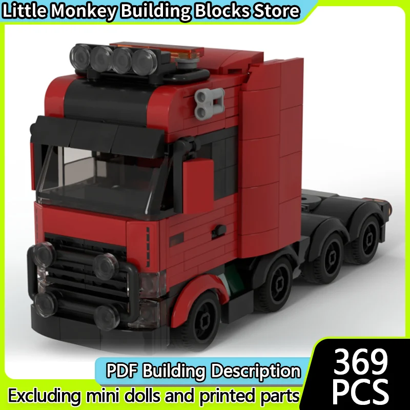 City Car Model MOC Building Bricks Classic City Heavy Duty Lorry ...