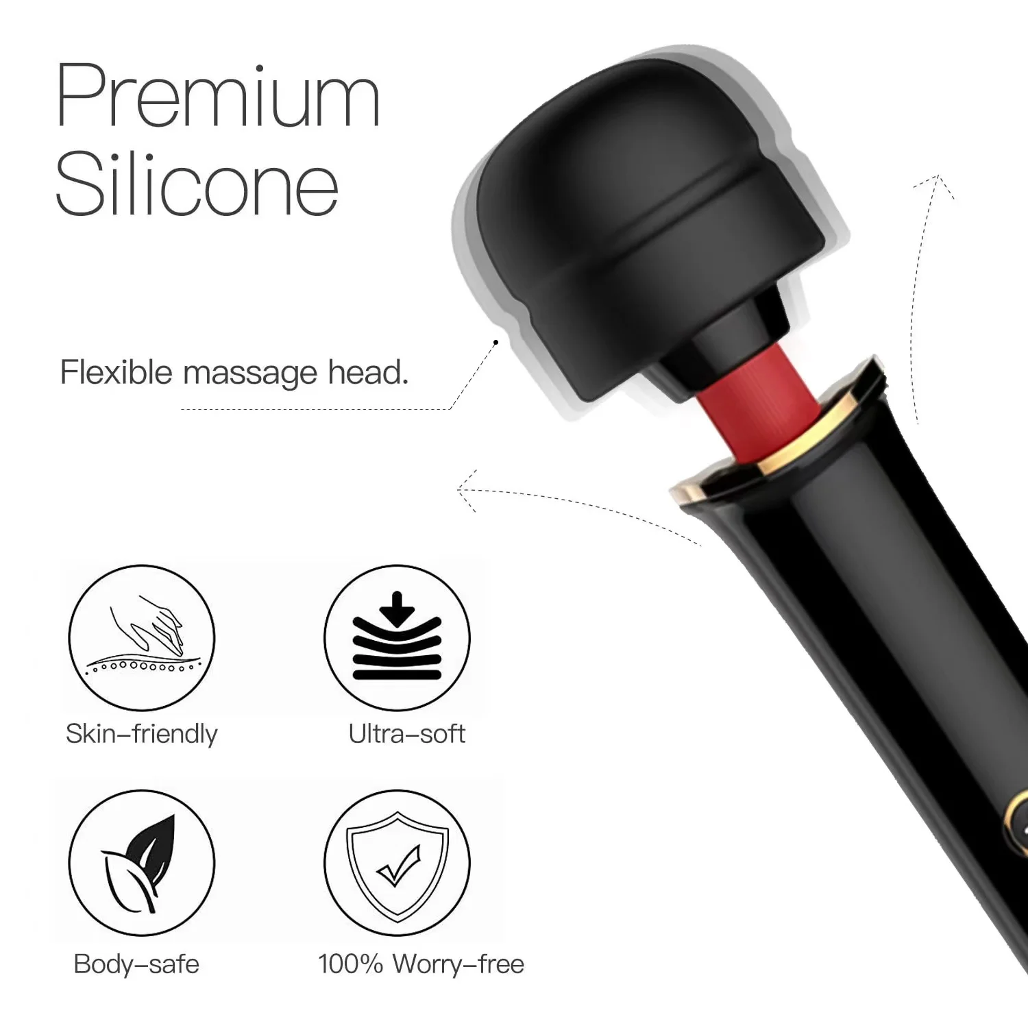 Handheld Cordless Personal Wand Massager Bed Geek With, 51% OFF