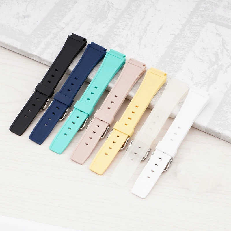 Soft TPU Watchband Strap for F-91W F84 F105 108 A158 A168 AE-1200 1300 ...