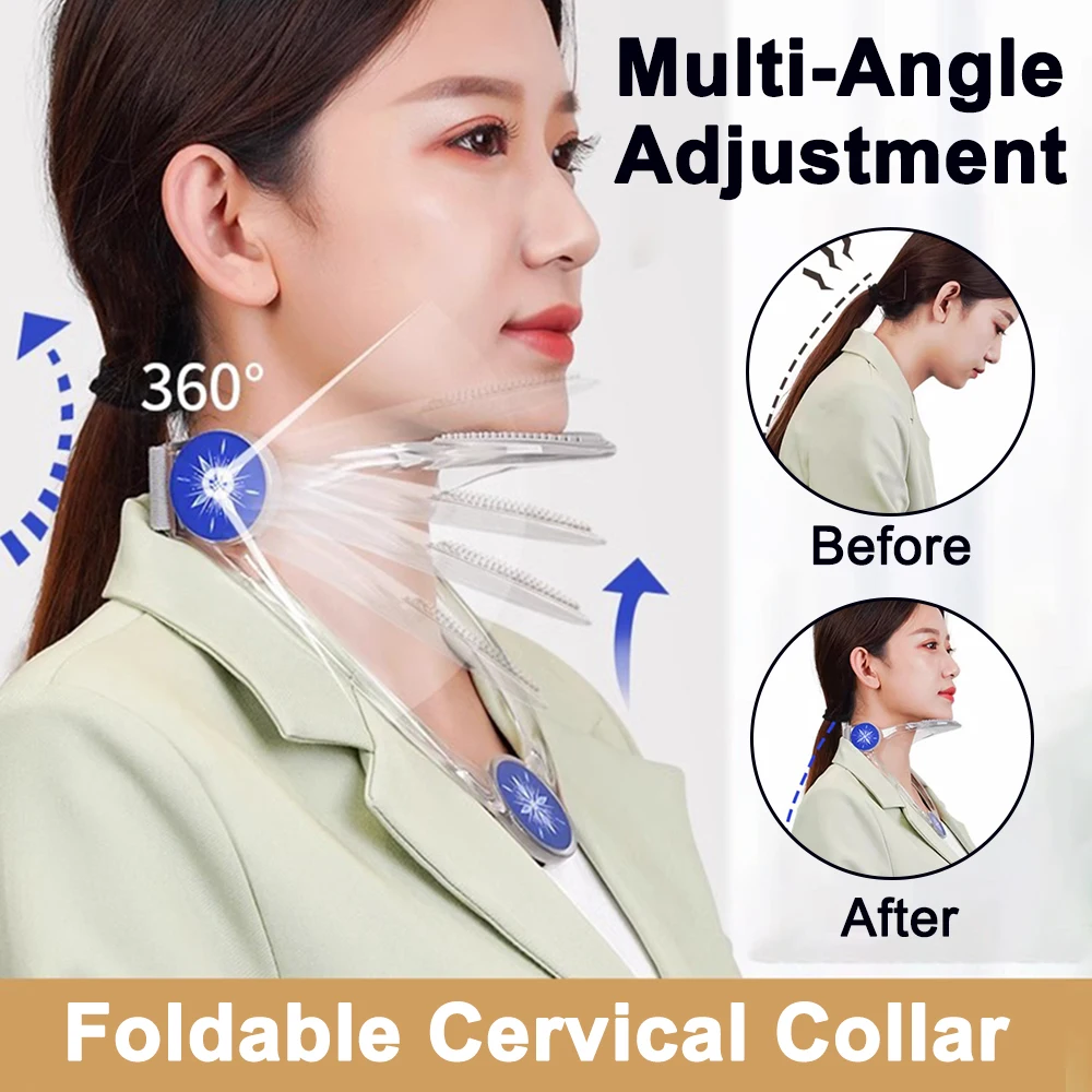 Adjustable Cervical Traction Device Neck Support Braces Decompressed ...