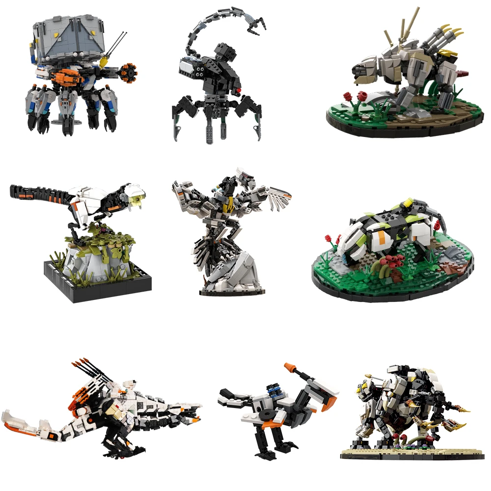 Gobricks-Moc-Horizon-Zero-Dawn-Shell-Walker-Stormbird-Sawtooth-Watcher ...
