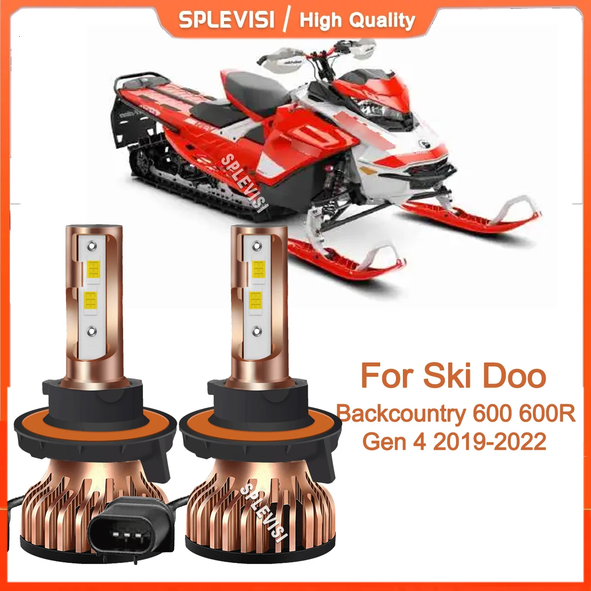 9008/H13 LED Headlight Bulbs 6000K Enhanced Safety with Better Light ...