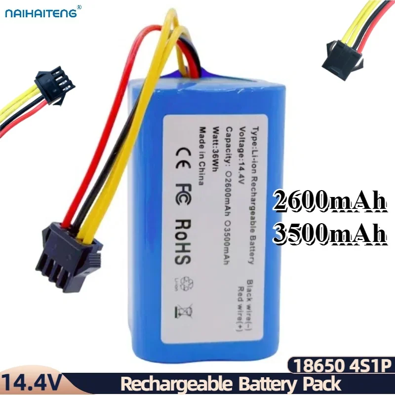 14-4V-14-8V-2600mAh-3500mAh-Cylindrical-Rechargeable-Li-ion-Battery ...