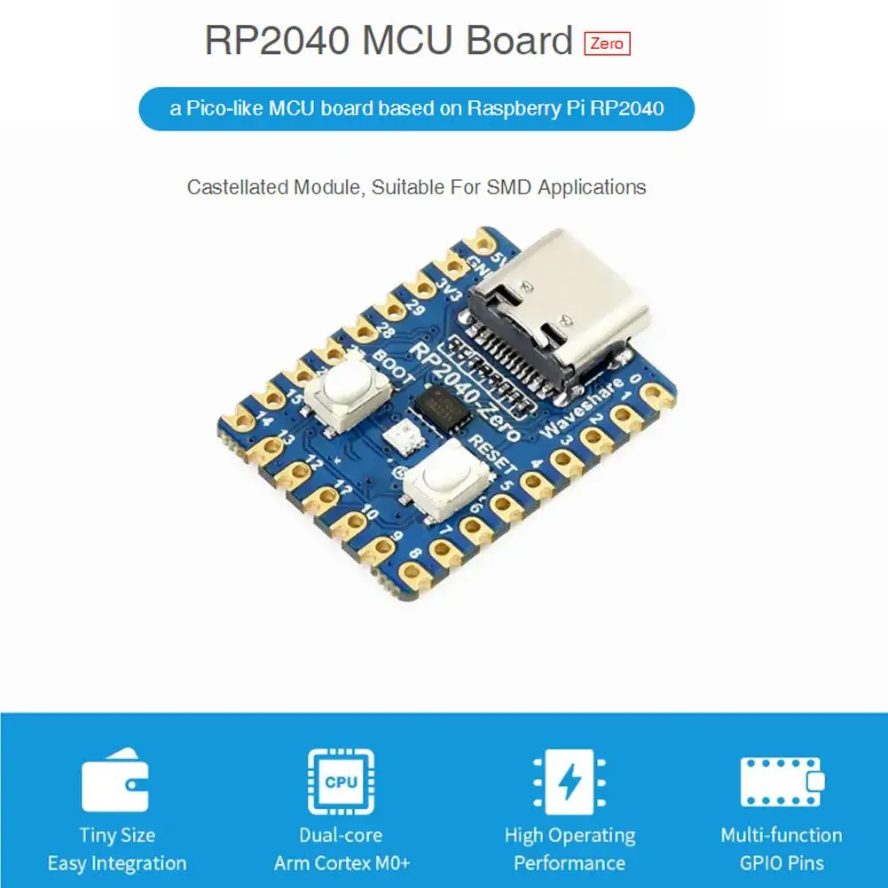 RP2040-Zero-Mini-Development-Board-Microcontroller-RP2040-Dual-Core ...