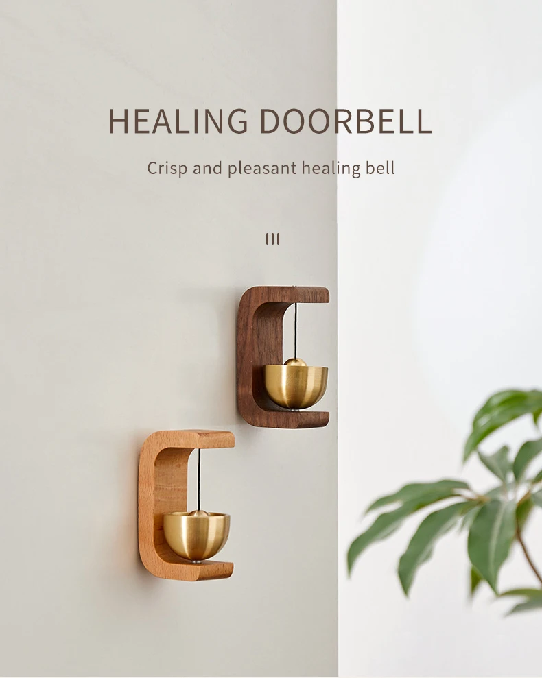 Wooden-Hanging-Doorbell-Wind-Chimes-Wireless-Doorbell-Entrance-Door ...