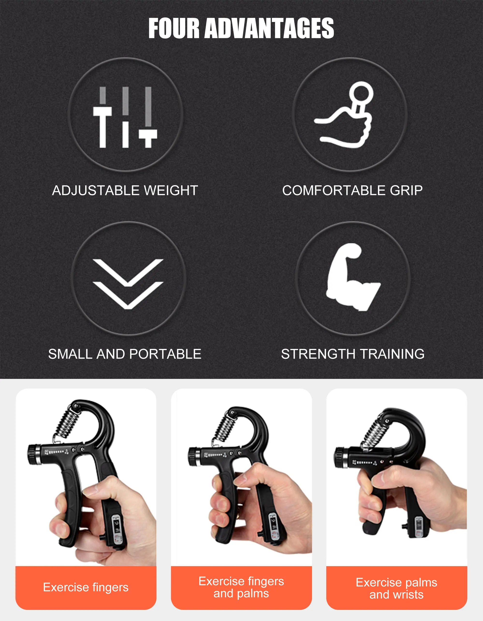 Accessoires Fitness - Musculation,Poignée de sport réglable en forme de ...