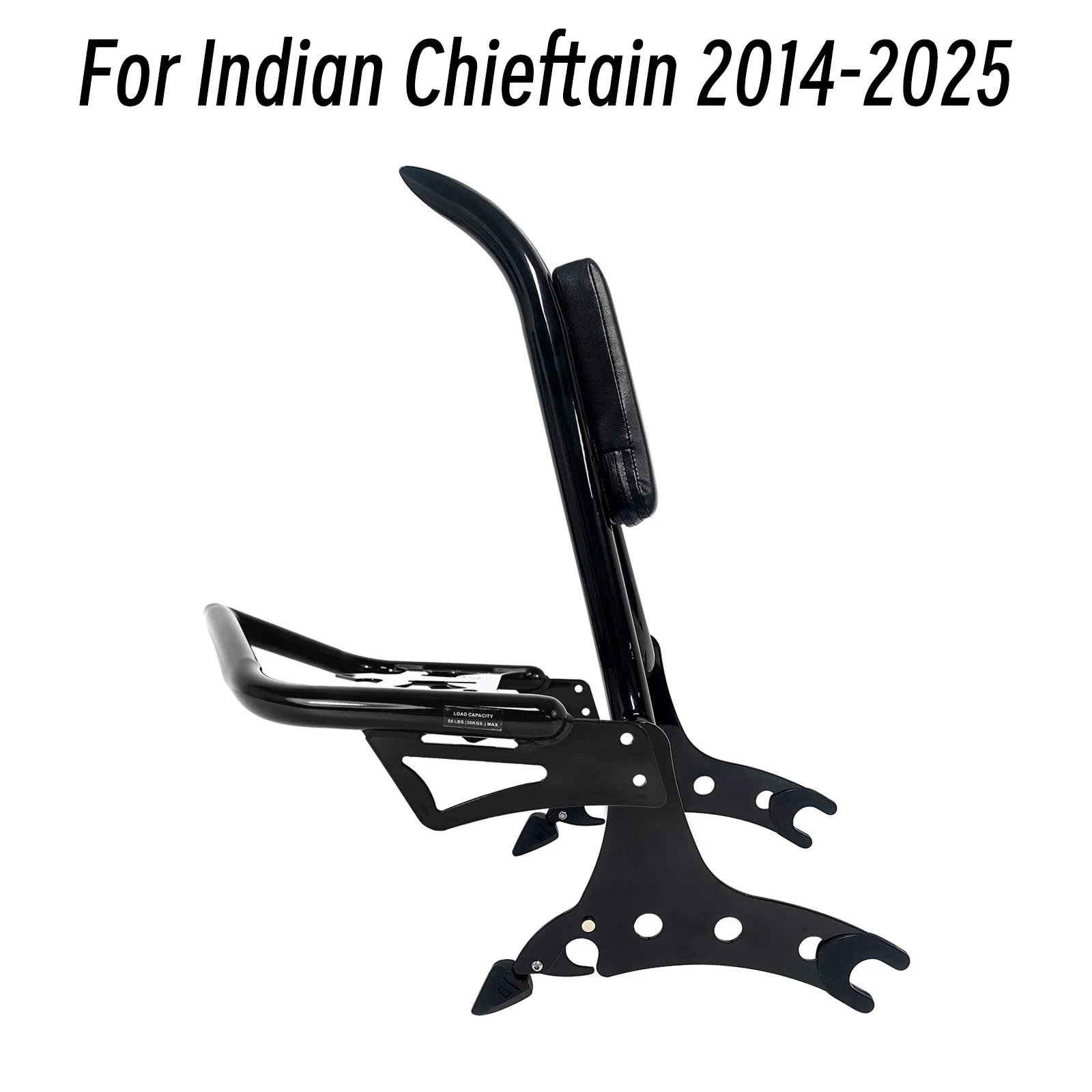 Passenger Sissy Bar Motorcycle Rear Backrest With Luggage Rack For ...