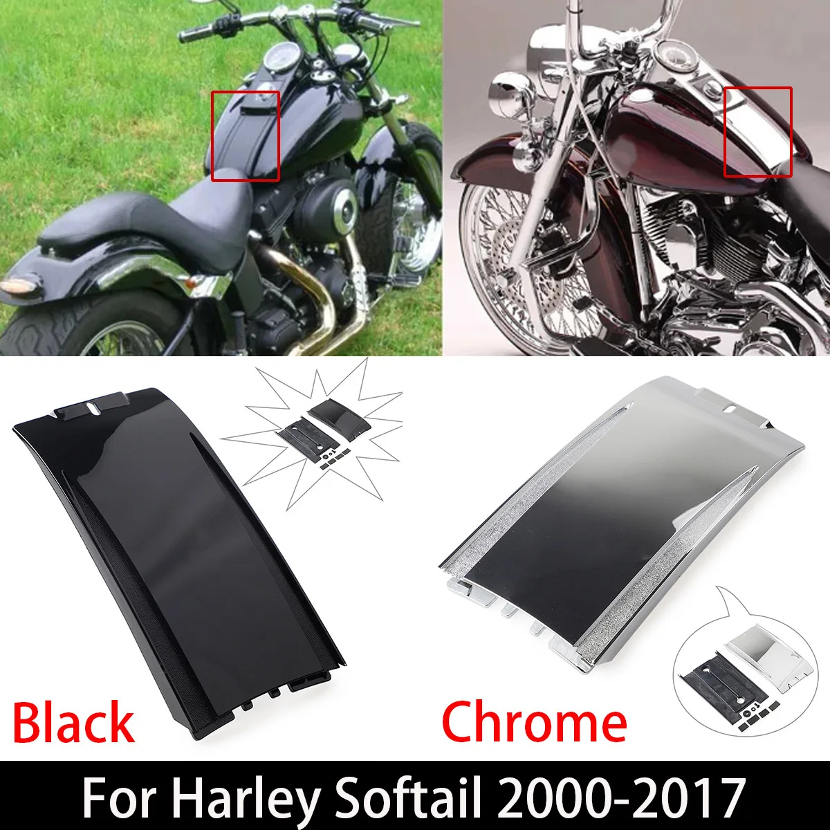 Motosiklet-aksesuarlar-alt-Dash-paneli-uzatma-i-in-Harley-Softail-2000 ...
