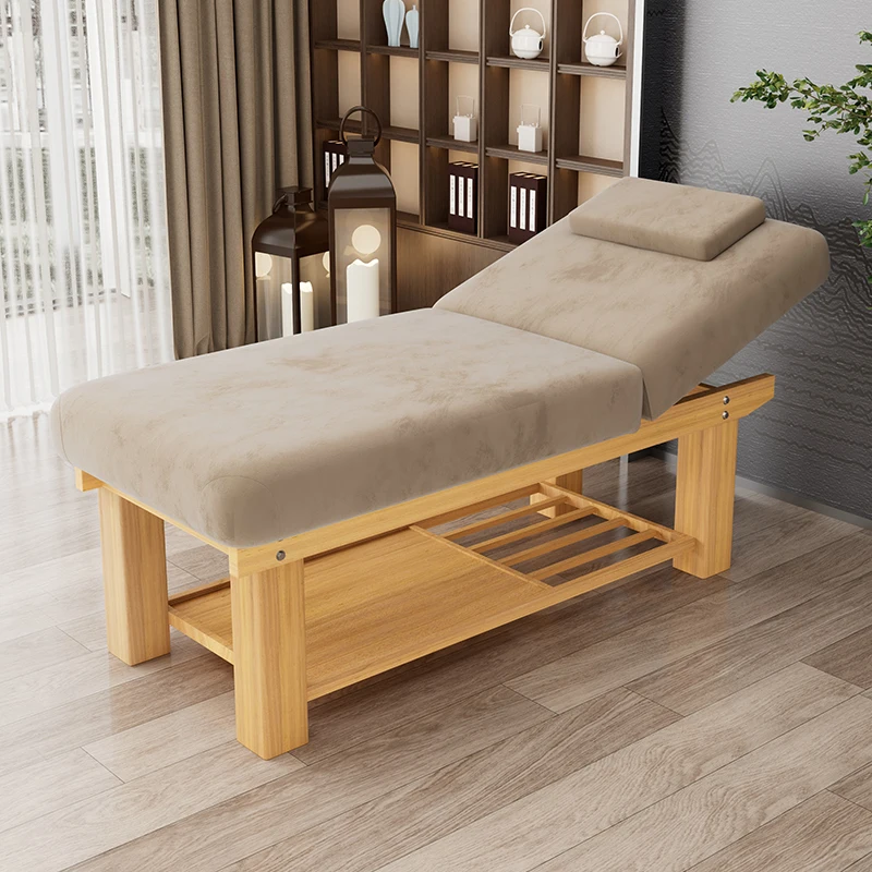 Wooden-Shampoo-Bed-Lash-Adjustable-Base-Stretcher-For-Electric-Massage ...