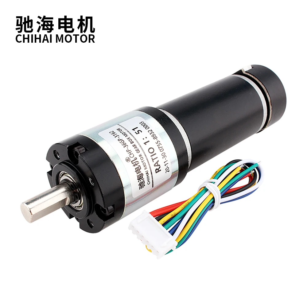 ChiHai Motor CHP-36GP-3162ABHL Planetary DC Geared Motor 11PPR 36mm ...